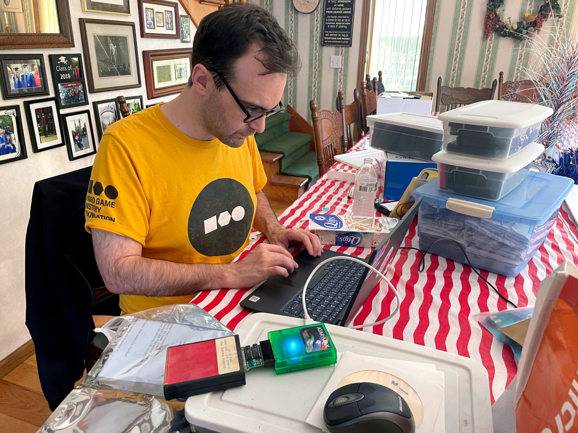 The prototypes in Ed Semrad's basement | Video Game History Foundation