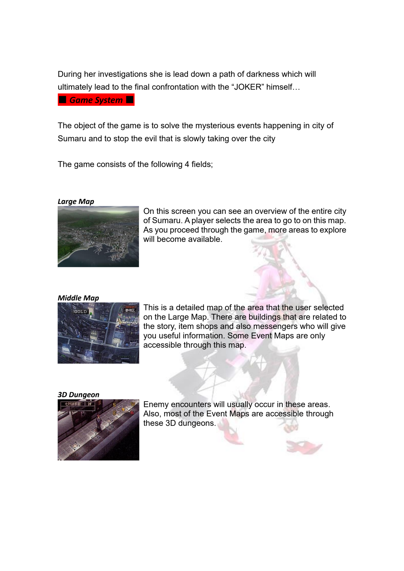 Persona 2 Pitch Document | Video Game History Foundation